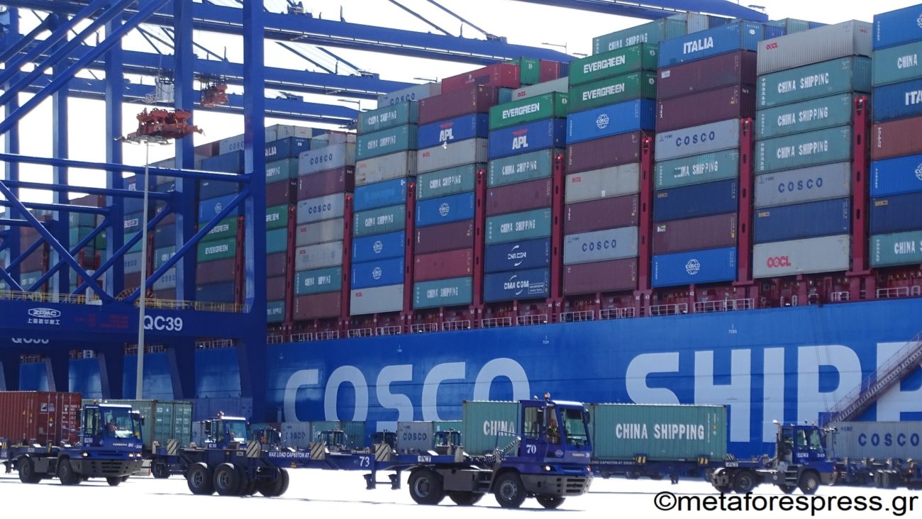 «Καλπάζει» η Cosco στο λιμάνι του Πειραιά - The Dock Rat