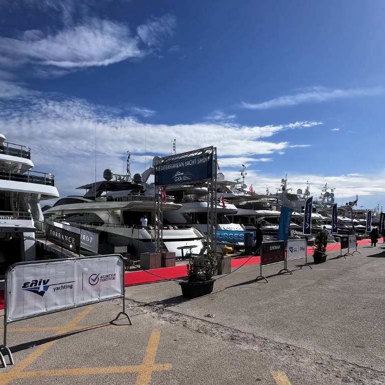 ελίν: Platinum Χορηγός του 9ου Mediterranean Yacht Show - The Dock Rat